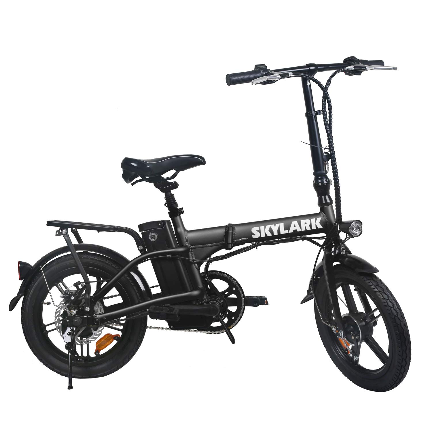 16" Folding Electric Bicycle Lightweight and Aluminum Folding EBike,Electric Bicycles for Adults