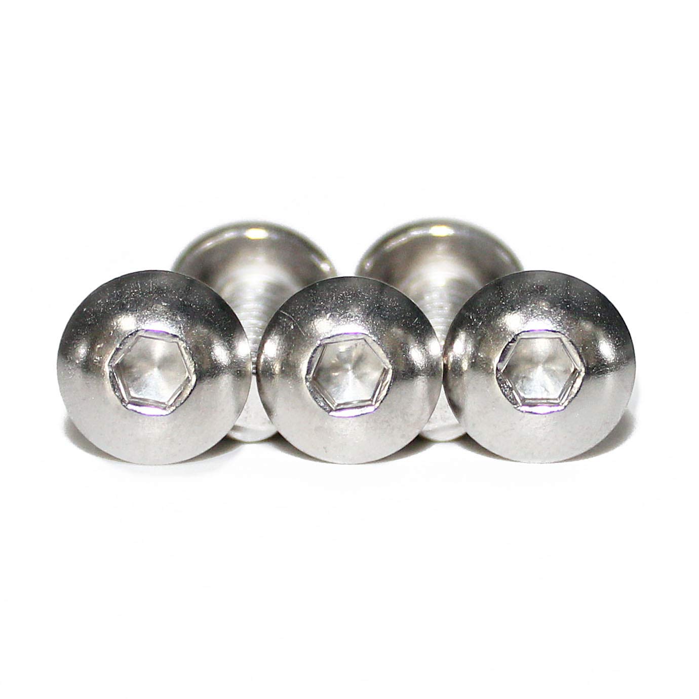 25PCS M8-1.25 x 12mm Button Head Socket Cap Screws, Stainless Steel 18-8, Full Thread, Allen Socket Drive, ISO7380 by Fullerkreg Come with a Plastic Box
