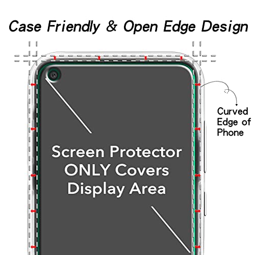 KATIN [2-Pack] Screen Protector For Samsung Galaxy A11, M11 Tempered Glass, Bubble Free, 9H Hardness, Support Fingerprint Reader, Opened Camera Hole