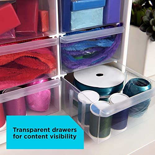 BLACK+DECKER Storage Organizer, 9 Drawer Modular Storage System, Easily Stackable (BDST40709FF)