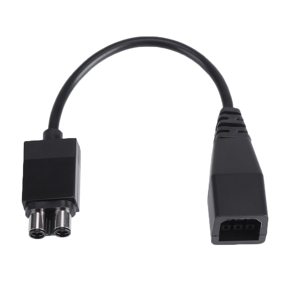 AC Power Supply Converter Transfer Cable Portable for 360 Power Supply on - Black Adapter Slim for a 0ne Console Conversion Power Supply