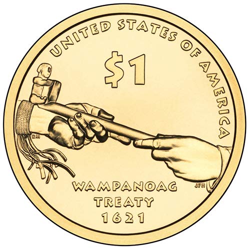 2011 D Position A BU Wampanoag Treaty Sacagawea Native American Dollar Choice Uncirculated US Mint