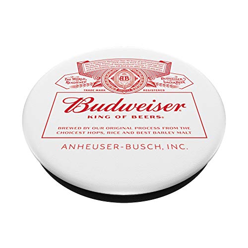 Budweiser Can Label PopSockets Stand for Smartphones & Tablets PopSockets PopGrip: Swappable Grip for Phones & Tablets