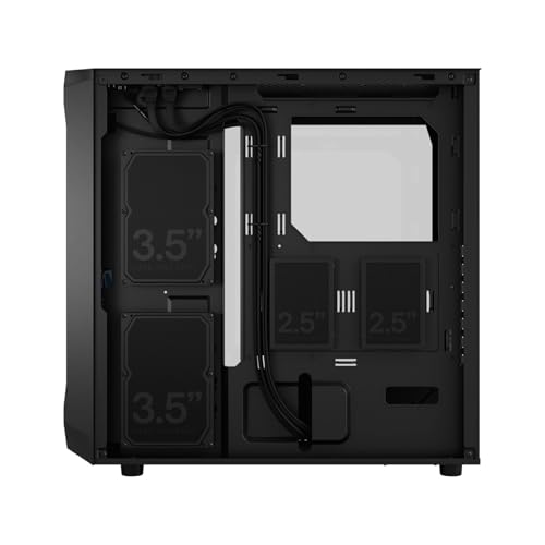 Fractal Design Focus 2 RGB Black TG Clear Tint, mid tower - Tempered Glass