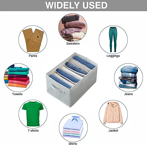 2 Pack Drawer Organizers for Clothing , Clothes Organizer w/ Underwear Organizer , Clothes Organizer for Folded Clothes w/ Space Saving Hangers , Non-Woven Clothing Organizer, Drawer Organizer Clothes