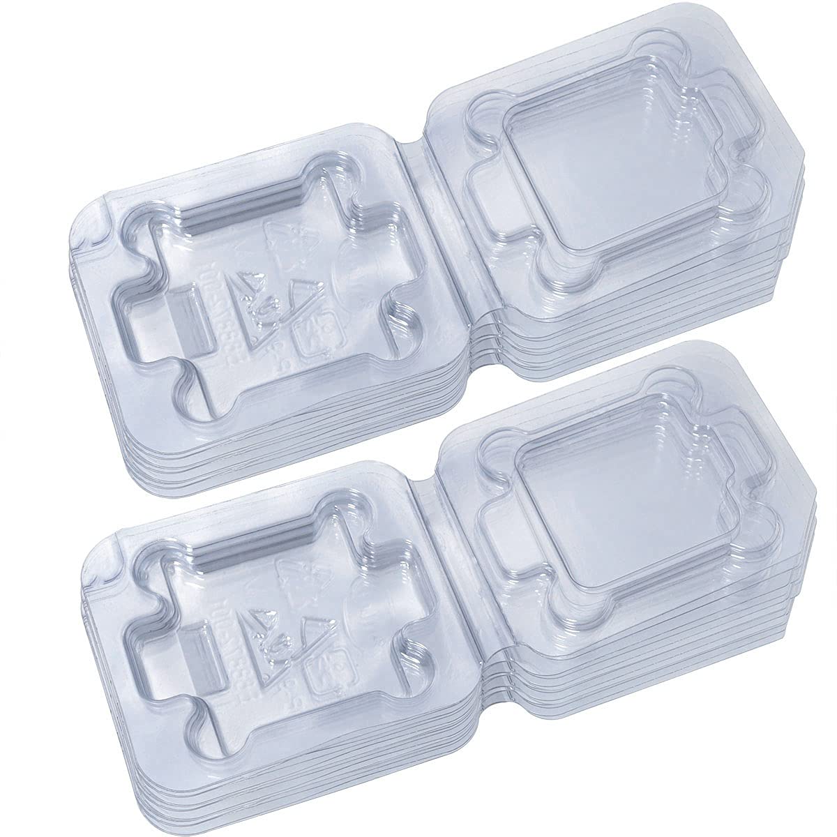 ToToT 14pcs Universal CPU Protection Box 5.5x6.5cm Computer CPU Case Tray Flip Top Container LGA1150 / 1151/1155/1156 i3 i5 i7 CPU Intel Protector Cover