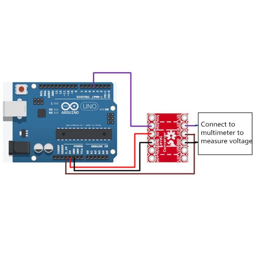 Anmbest 5PCS 4 Chanels High Speed Bi-Directional 3.3V-5V Logic Level Converter for Arduino Raspberry Pi Electronic Development