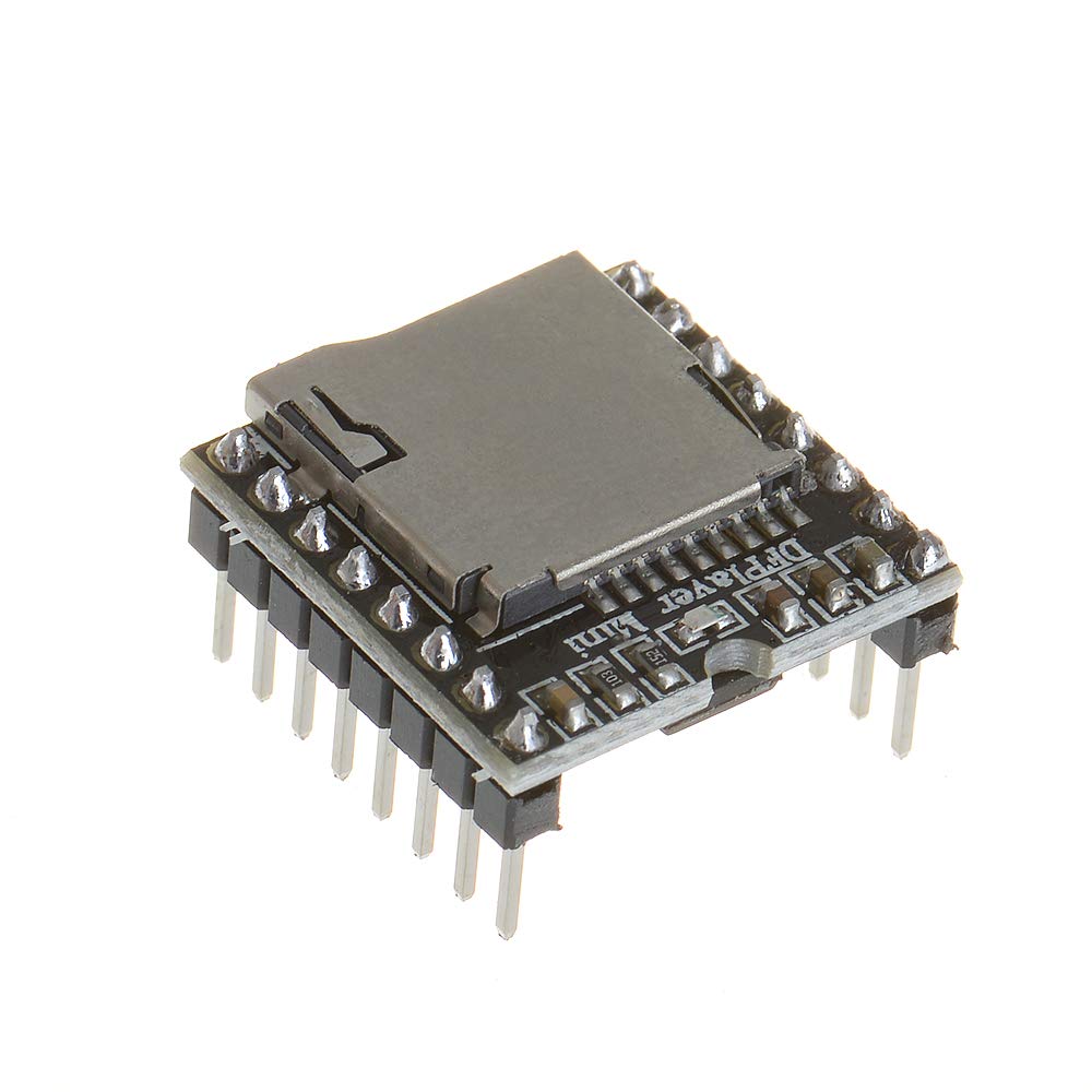 Anmbest 5PCS YX5200 DFPlayer Mini MP3 Player Module MP3 Voice Decode Board Supporting TF Card U-Disk IO/Serial Port/AD for Arduino
