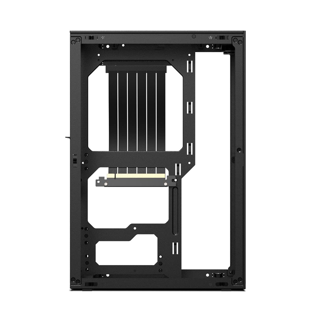Ssupd Riser Flachband-Kabel - PCIe 3.0, 180mm, Schwarz