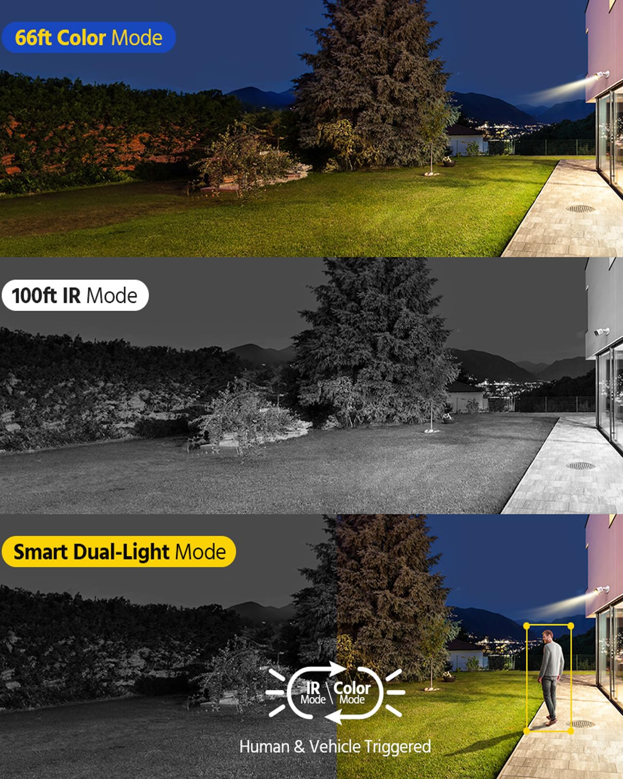 ANNKE 4K Security Camera System, 8CH 8MP AI DVR with Human & Vehicle Detection, 2TB HDD and 4 x 4K IP67 Bullet Home & Surveillance Cameras, Work with Alexa, Easy Remote View, Smart Color Night Vision