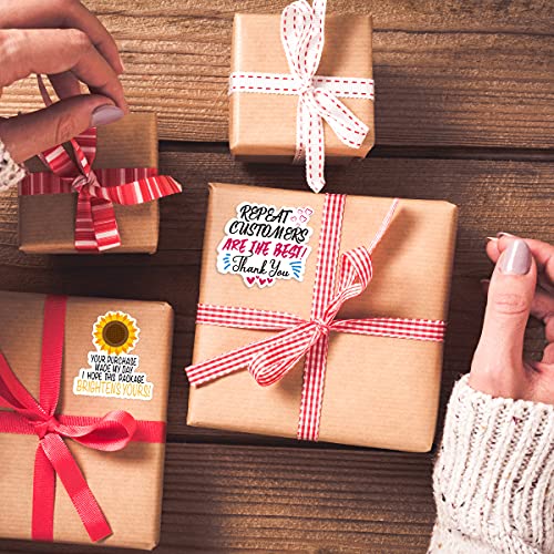 Wailozco Repeat Customers are The Best Stickers,Thank You Stickers,Handmade Stickers,Small Shop Stickers,Envelopes Stickers for Small Business, Online Retailers,Handmade Goods,500 Labels Per Roll