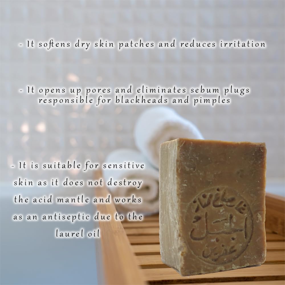 Aleppo Soap (2 Pack) Laurel Oil, Olive Oil