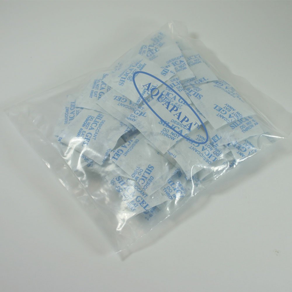 AQUAPAPA 3 Gram Pack of 200 Silica Gel Desiccant Packets Oderless Moisture Absorbing Drying Bags (Ship from USA)
