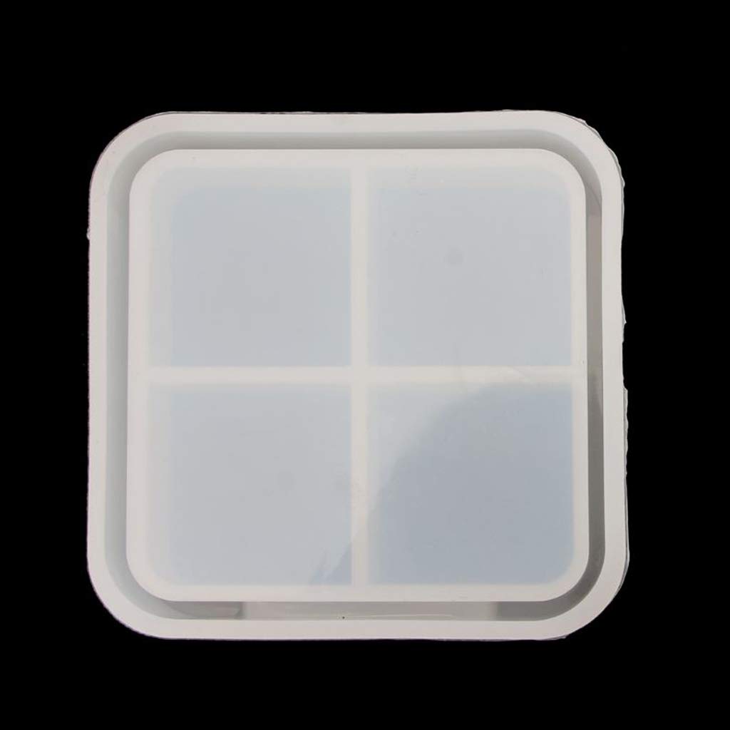 HELYZQ DIY Clear Dynamic Liquid Square Quicksand Bag Silicone Mold Resin Casting Craft