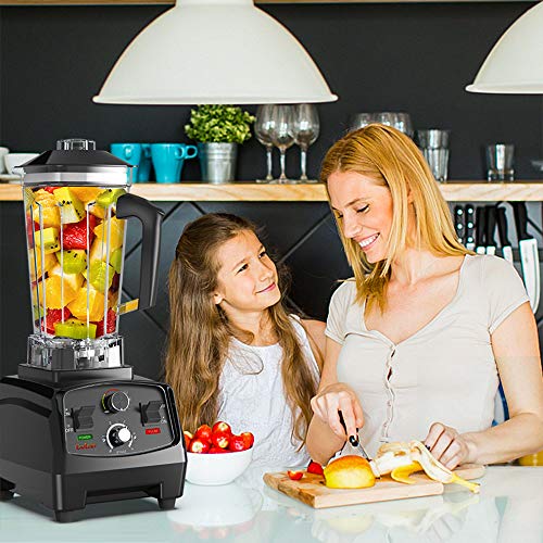 COLZER Professional Countertop Blender with 2200-Watt Base, Smoothie Blender,Built-in Timer,High Power Blender 2L Cups for Frozen Drinks,Shakes and Smoothies