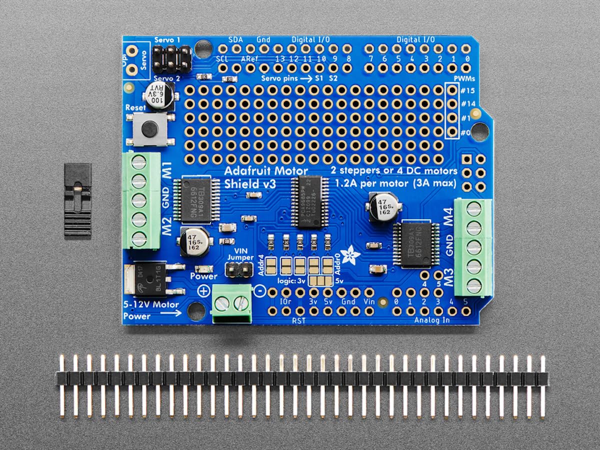 Adafruit Motor/Stepper/Servo Shield for Arduino v2.3 Kit
