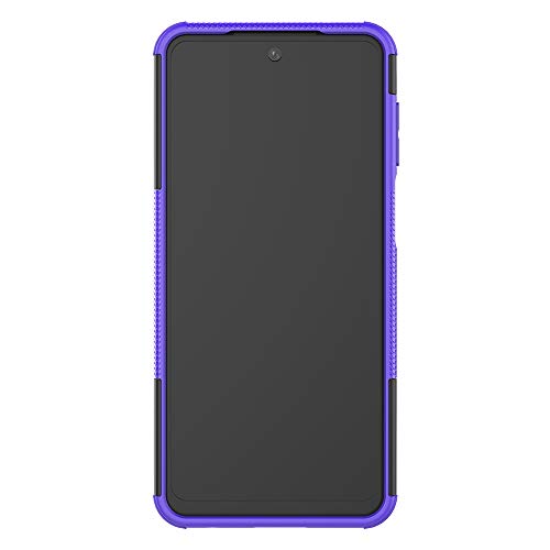 COTDINFORCA Compatible with Xiaomi Redmi Note 9S / Note 9 Pro Case Heavy Duty with Kickstand Dual Layer Drop Protection Shockproof Hard Phone Case for Xiaomi Redmi Note 9 Pro Max/Note 9S. Hyun Purple