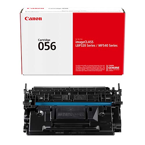 Canon Genuine Toner Cartridge 056 Standard (3007C001) (1-Pack, Black), Works with Canon imageCLASS LBP325dn