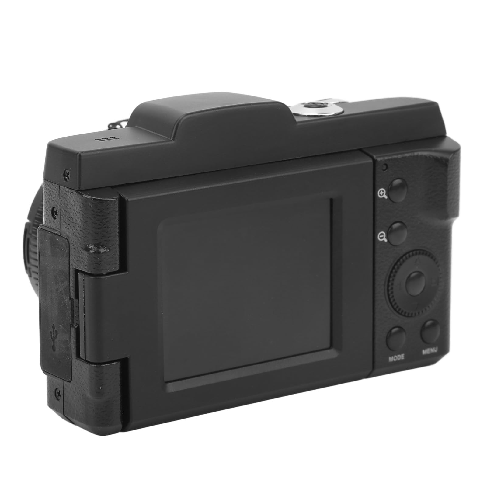 16MP Digital Camera, 1080P TFT LCD Screen, 16X Digital Zoom, Recording, 180 Degree Flip Screen, 1/4in Screw Mount for Clear Details, Selfies, and Stable Shooting