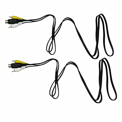 2 6FT RCA TV AV Audio Video Cord Cable Fits for Sega Genesis & Sega Master System