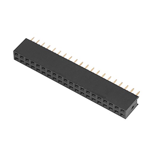 2X20 Short Pin Female (5pcs) Compatible with Raspberry Pi, with Stable Current and Signal Transmission Performance, Suitable for Raspberry Pi, Good PCB Board