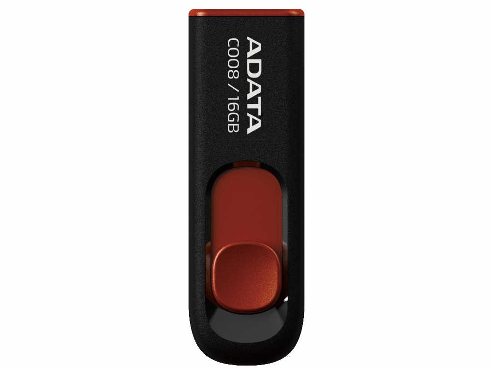 ADATA C008 16GB USB 2.0 Retractable Flash Drive AC008-16G-RKD