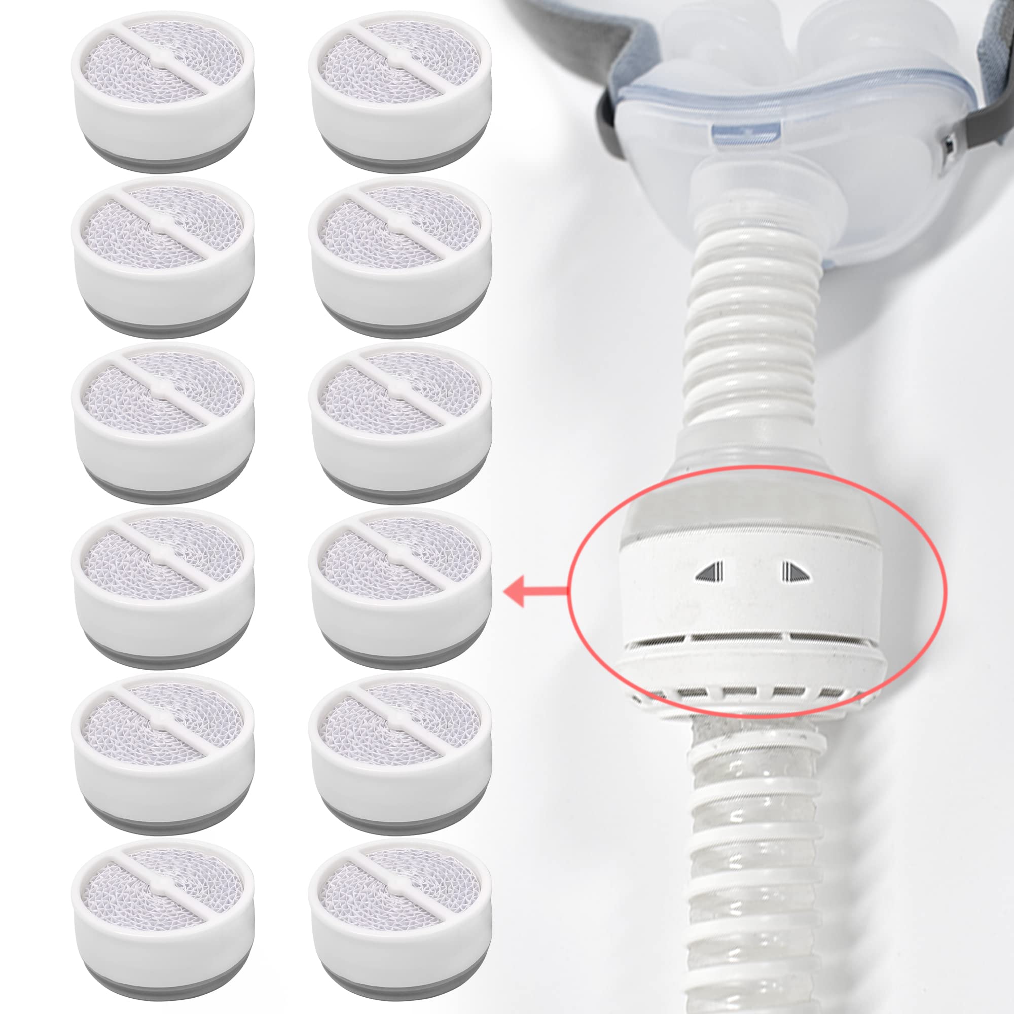 12PCS Humi Dx(Plus) Supplies Compatible with AirMini, Humidifier Accessories Compatible with AirMini and N20 Connector, Relief The Problem of Dryness, Included Humidifier ONLY, Plus