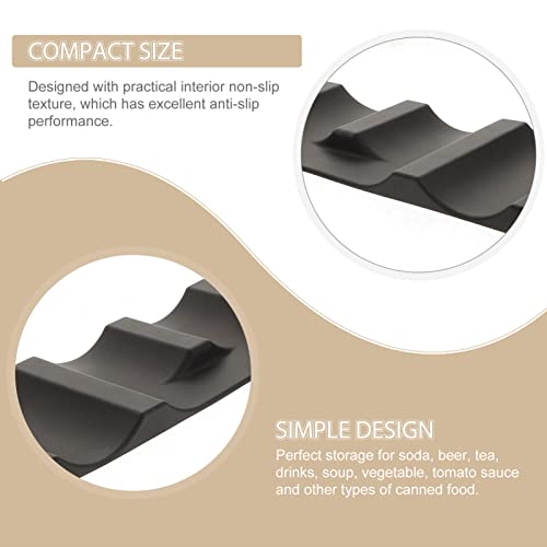 1pc Beer Storage Mat Beverage Refrigerators Stackable Soda Can Countertop Silicone Holder Freezers Wine Tray Car Stands Beer Holder Pantry Organizer Storage Rack Desktop