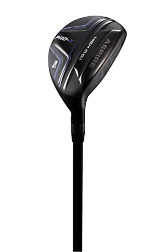 19 Piece Men's Complete Golf Club Package Set with Titanium Driver, 3 Fairway Wood, 3-4-5 Hybrids, 6-SW Irons, Putter, Stand Bag, 5 H/C's - Choose Options! (Regular Size, Special Ti-Face Driver)