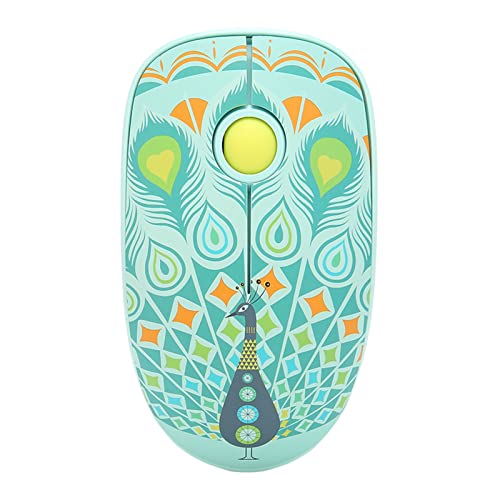2.4GHz Wireless Mouse Cute Computer Mouse, Silent Cordless USB Mouse Wireless Optical Computer Mouse, 1500DPI, Automatically Sleep, for PC Laptop Notebook Kids Girl Gift