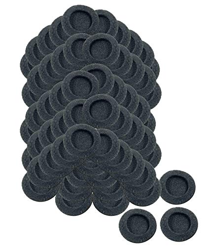 50mm / 2" Foam Earphone Ear Pad Earpad Headphone Covers, 72 pack / 36 Pairs