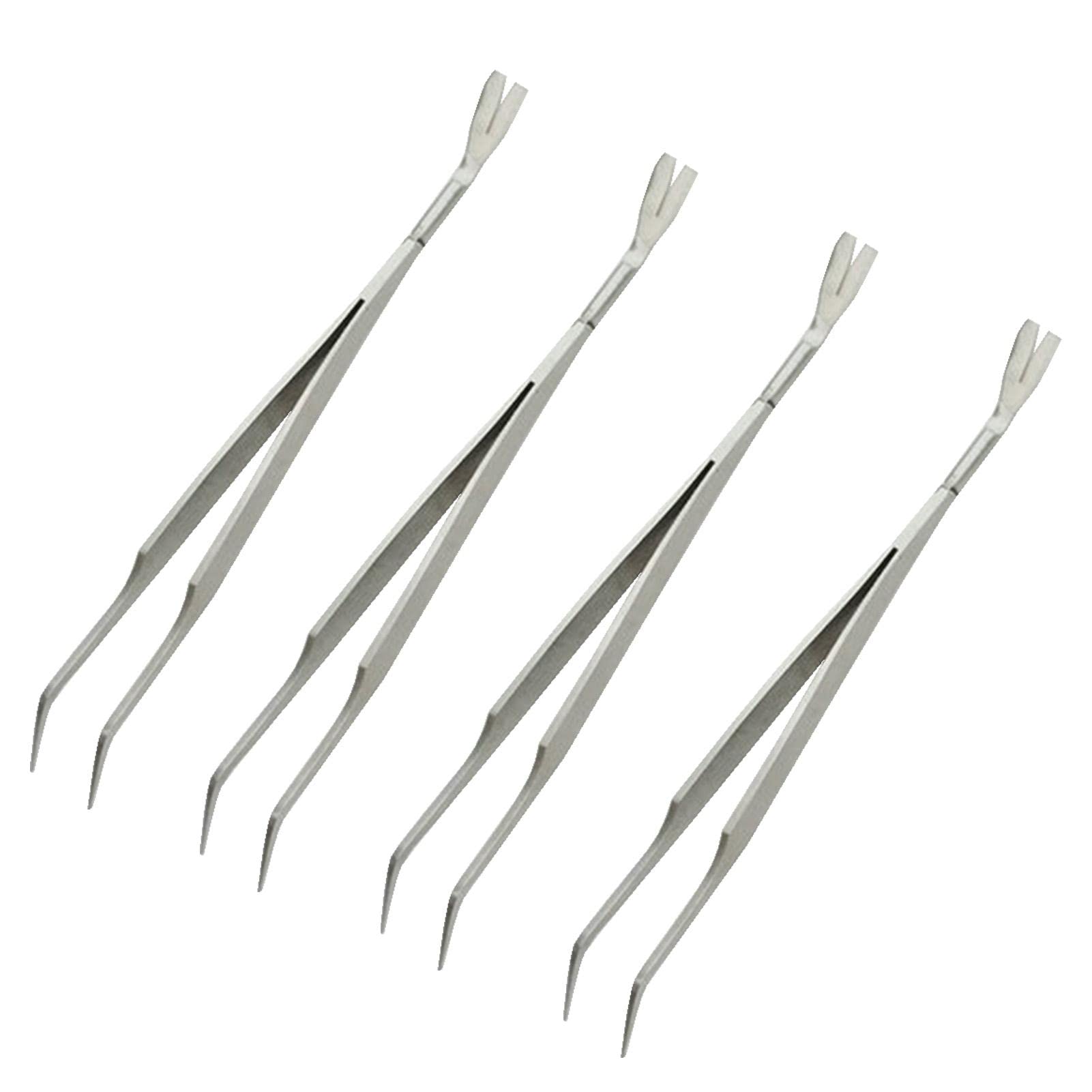 2 in 1 Tick Removal Tool for Pets, Stainless Steel Professional Tick Tweezers Ticks Remover for Dogs, Cats & Humans
