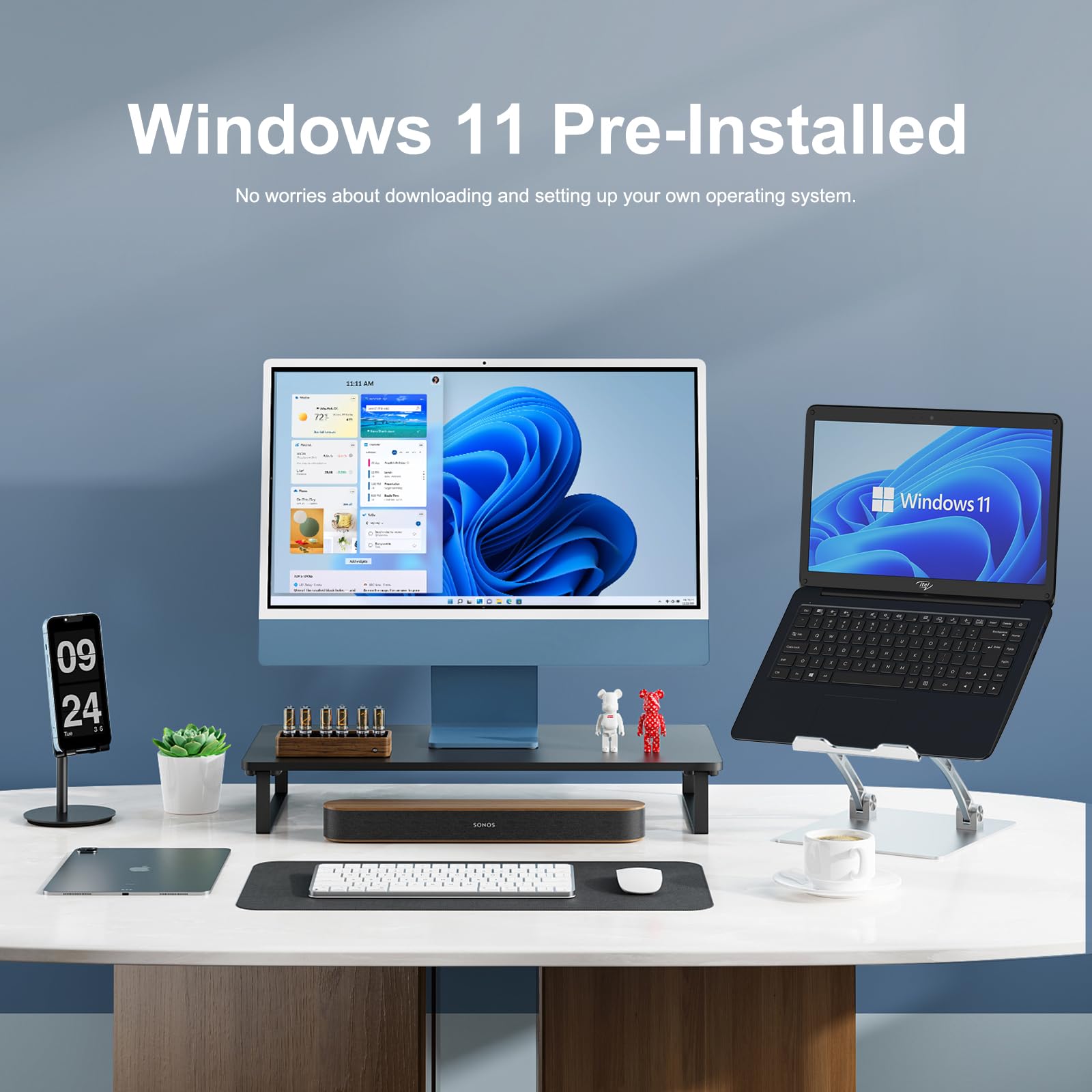 14" Laptop Computer, 8GB RAM 256GB SSD, Quad-Core Intel Celeron N4120 Processors, Windows 11 Laptops Computers 2.4G/5G WiFi,BT4.2, Webcam, HD Display, Long Battery Life,Ultra Slim,HDMI