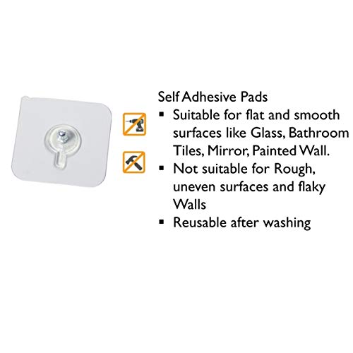 CADOVER 2 Pack Bathroom Towel Holder Mask Rack Wall Mounted with Self Adhesive, Behind Door Metal Frame Hook for Bathroom Towel, Clothes, Kitchen Storage (Black)