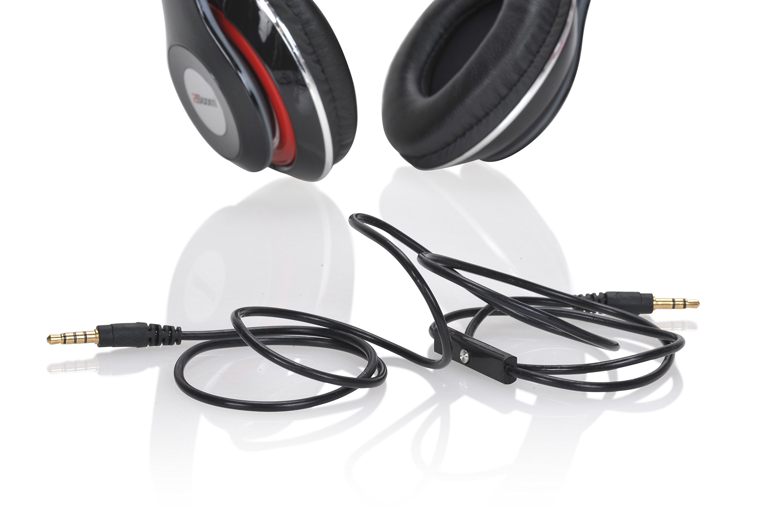 2BOOM MIXX Professional Over Ear Studio Foldable Digital Stereo Bass Wired Headphone Black