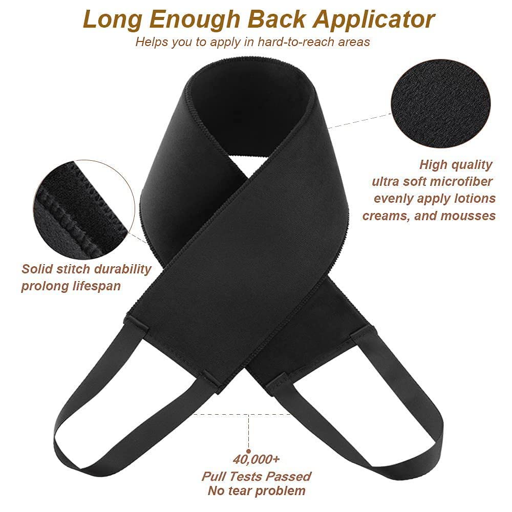 Self Tanning Mitt Applicator- Tanning Mitts Self Tanner Mitt Applicator Self Tanning Glove for Self Tan Mitt Self Tanner Mit, No Slide Off Self Tanner Glove Spray Tan Mitt Soft Self Tan Mit