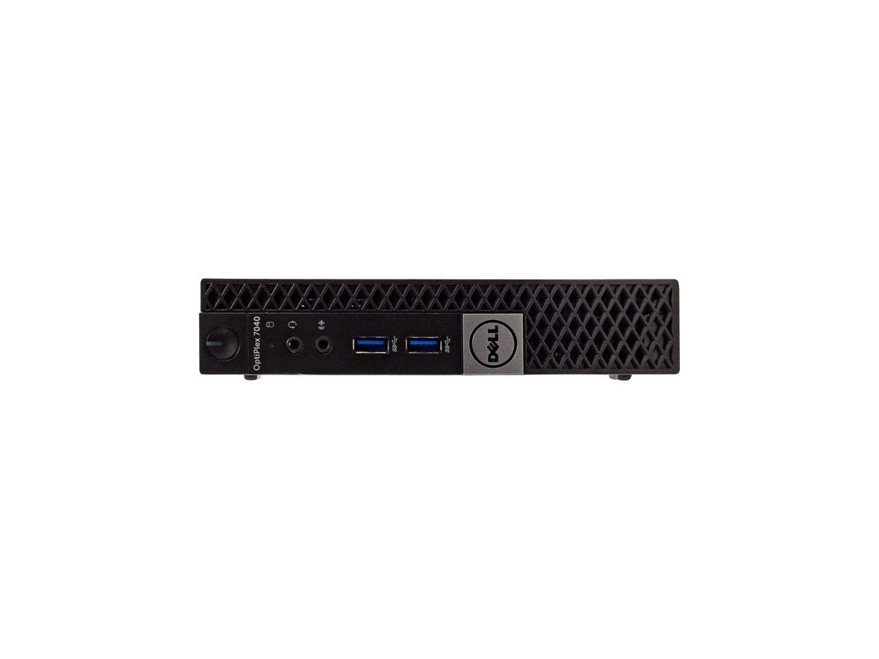 Dell OptiPlex 7040 Ultra Small Business PC Desktop Computer, Intel Quad Core i5, 8GB RAM, 500GB HDD, Windows 10 Pro, 23.6 FHD LED Monitor, 16GB Flash Drive, Wireless Keyboard & Mouse, WiFi (Renewed)