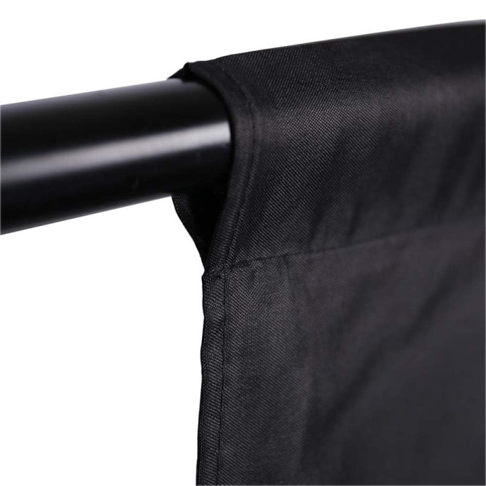 GFCC 6FTX9FT Black Backdrop Background - for Photography Photo Booth Backdrop for Photoshoot Background Screen Video Recording Parties Curtain