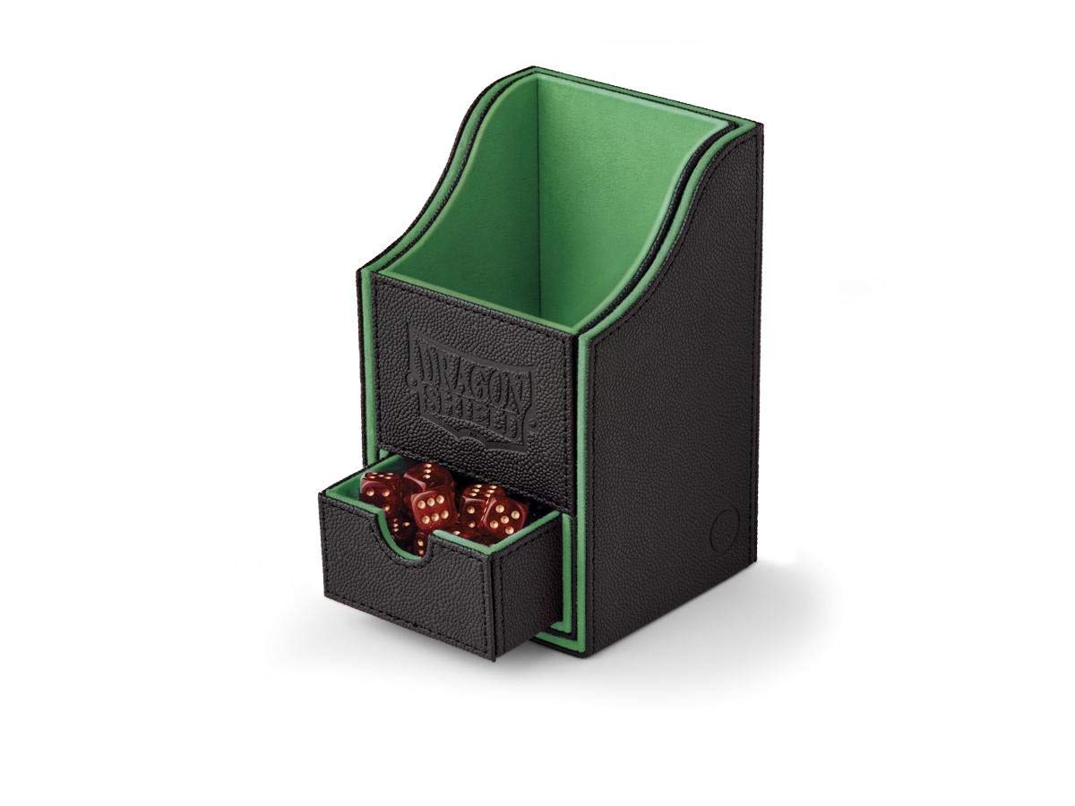 Arcane Tinman Dragon Shield: Nest Plus Deck Box - Black & Green, Large AT-40202