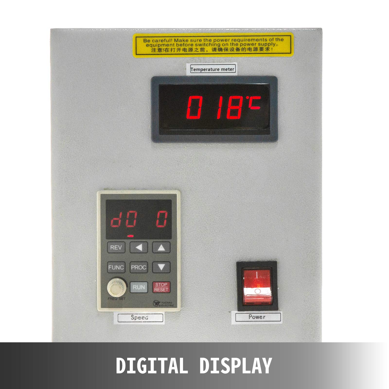 VEVOR Jacketed Reactor 5L Laboratory Glass Reactor, Jacketed Glass Reactor, Chemical Reaction Vessel, Lab Jacketed Reactor, Reaction Vessel Chemistry, with Digital Display, for Reaction Distillation