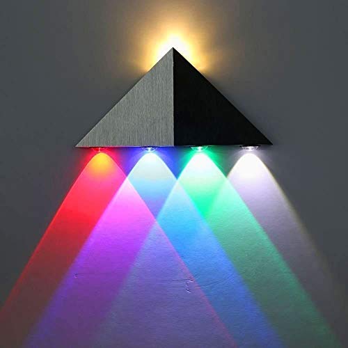 BAUFAS Outdoor Wall Lighting,5W LED Wall Sconce Light Fixture Indoor Hallway Up Down Wall Lamp Spot Light Aluminum Decorative Lighting for Theater Studio Restaurant Hotel