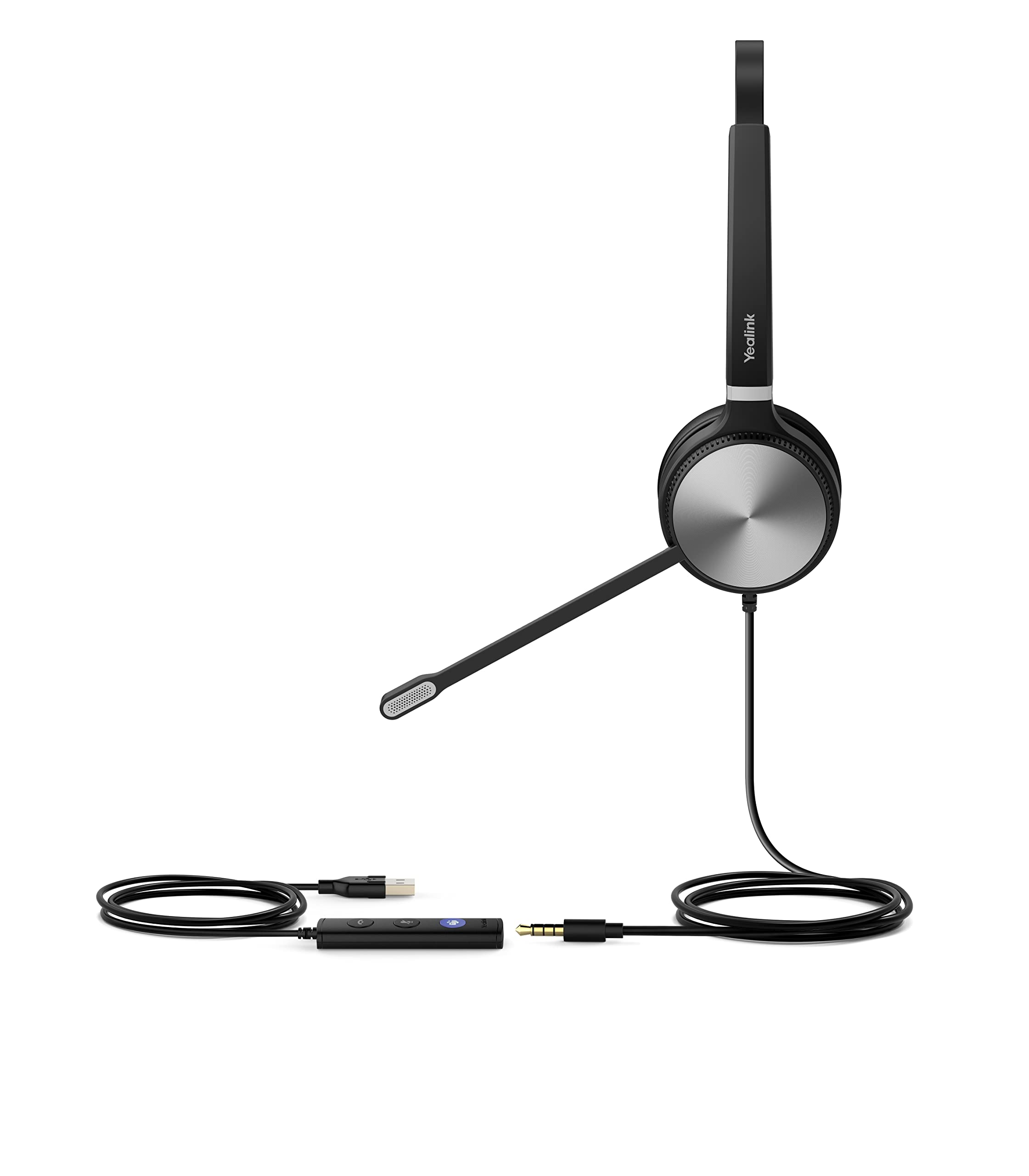 Yealink UH36 Series Headset, Wired Single-Ear | Teams Certified (UH36 Mono)
