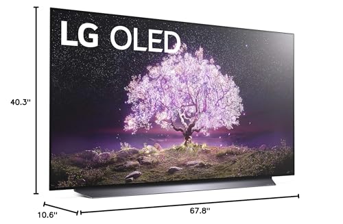 LG OLED77C1PUB 77" 4K Ultra High Definition OLED Smart C1 Series TV with an Additional 4 Year Coverage by Epic Protect (2021)(Used)