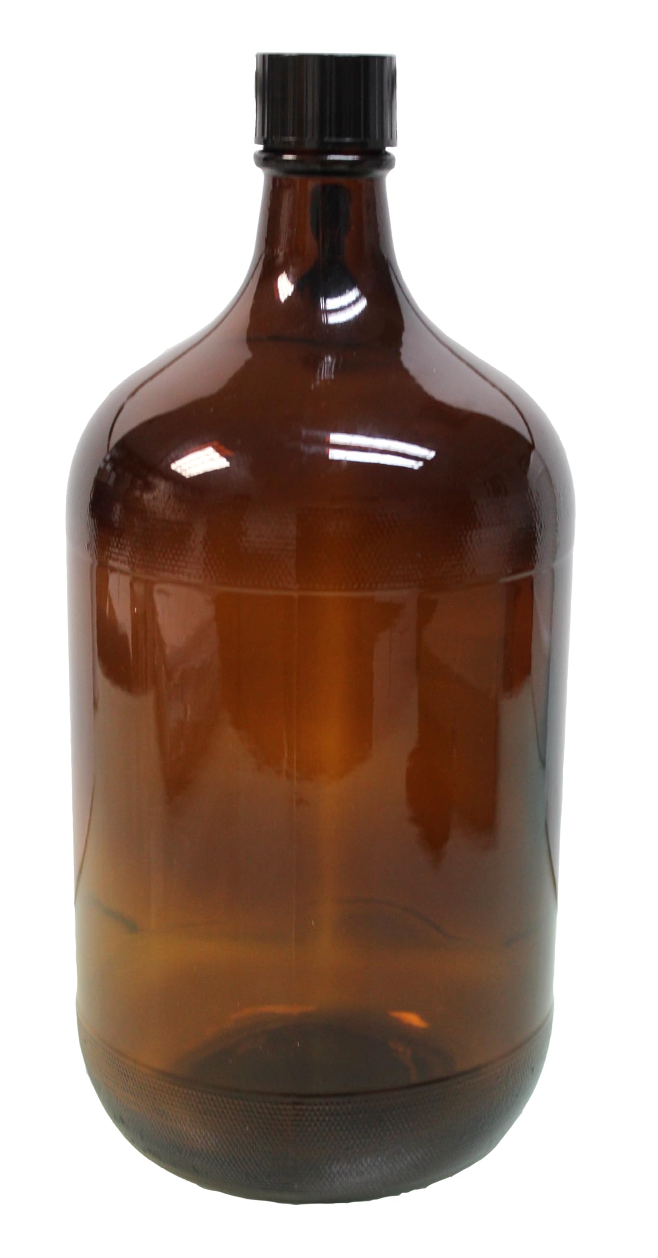 Environmental Express APC2800 Glass Jug, Level 3, Amber, 4 L, Safe-Coat; 6/CS