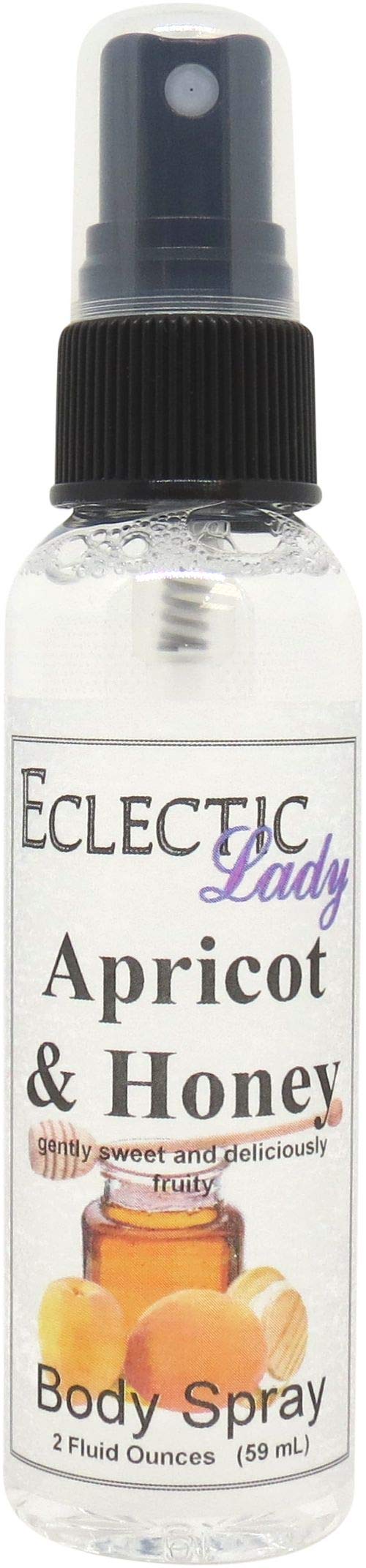 Apricot and Honey Body Spray, 2 ounces, Body Mist for Women with Clean, Light & Gentle Fragrance, Long Lasting Perfume with Comforting Scent for Men & Women, Cologne with Soft, Subtle Aroma For Daily