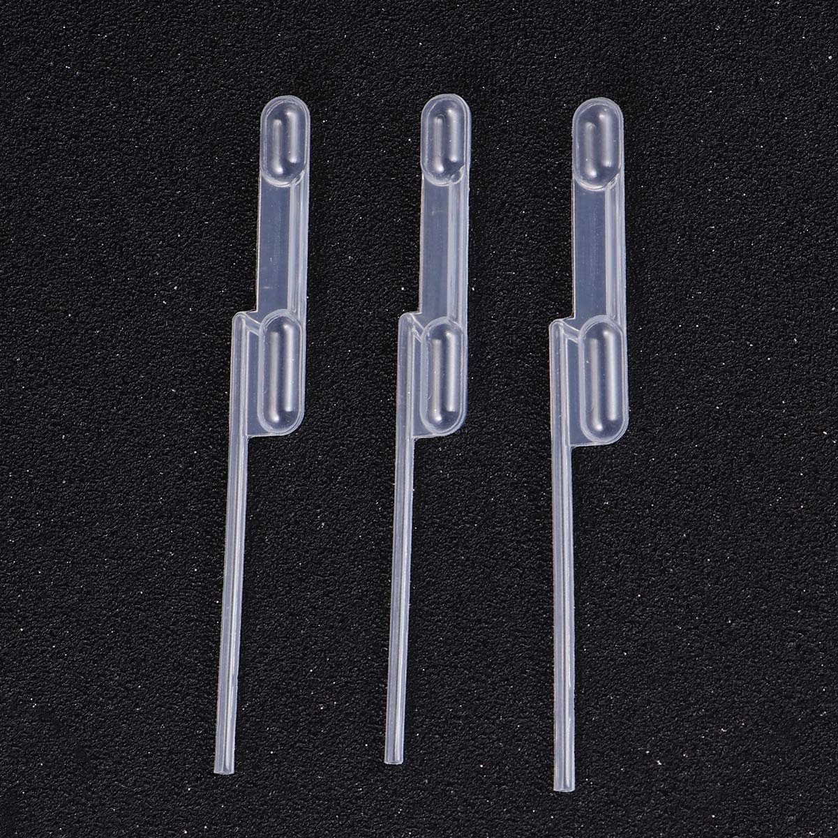 Balacoo 50 Packs Plastic Transfer Pipettes - 0.1 ML Pipettes Disposable Dropper, Plastic Eye Dropper Set for Essential Oils, Liquid, Makeup Tool (White)