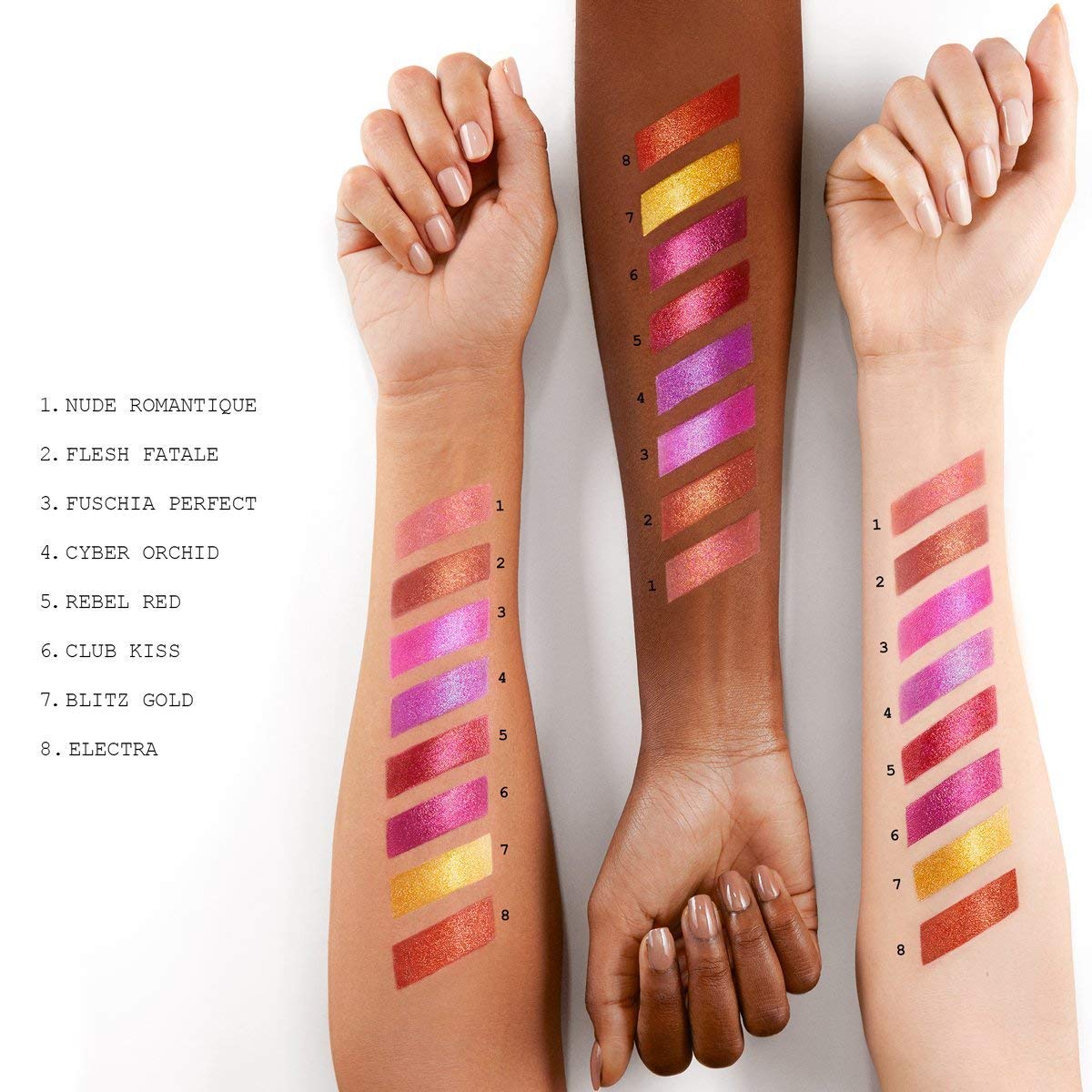 ARBAKS Pat McGrath BlitzTrance Lipstick in Flesh Fatale (Bronzed Rose with Golden Pink Pearl)