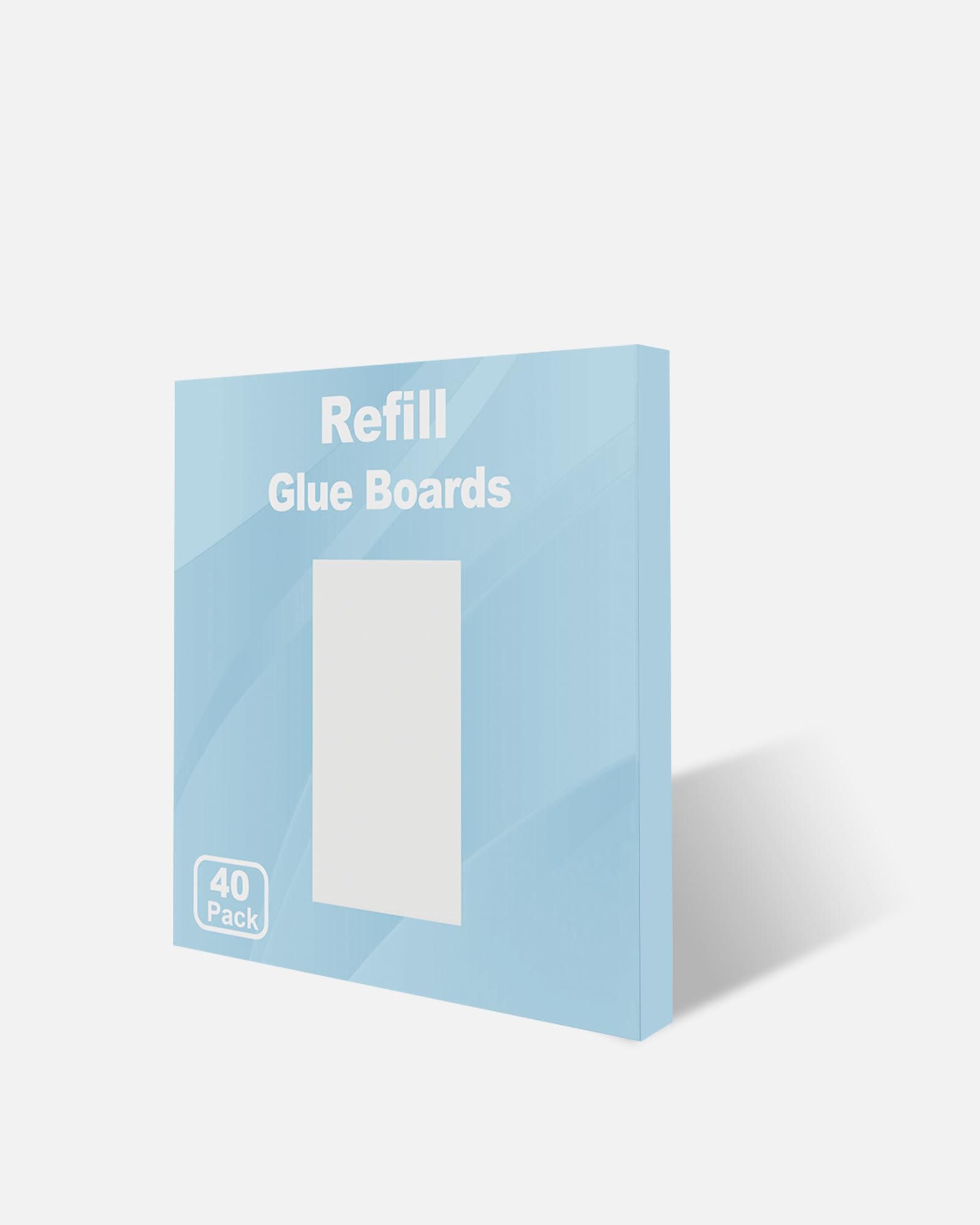 40 Pcs Refills Glue Cards for Dynatrap DT3009 DT3019 DT3039 and Gardner Flyweb, 230093 Replacement Glue Boards Sticky Pads for Indoor Plug-in Insect Mosquito Trap