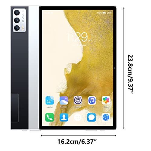 1G+16G Call Game Dual Camera HD Display, Dual Card 10.1 Inch Smart Tablet 4000mAh Large Capacity Battery (White)