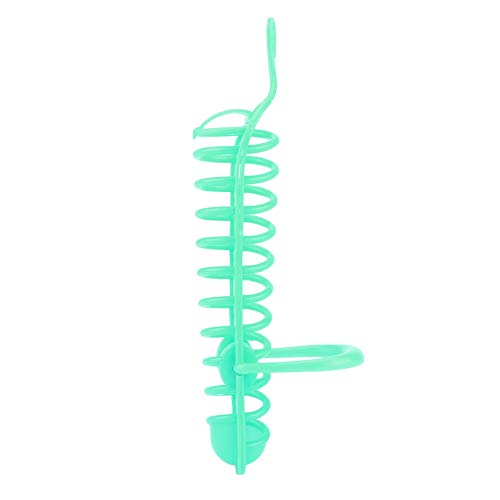 Antilog Parrots Feeder,Parrots Feeder Basket Plastic Food Fruit Feeding Perch Stand Holder for Pet Bird Supplies(Green)